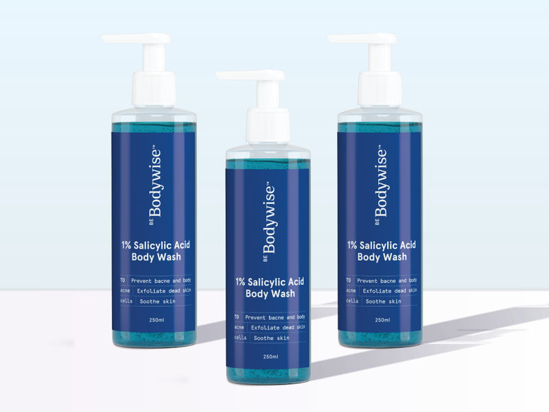 Buy Salicylic Acid Body Wash Pack Of 3 ~ Prevents Body Acne And Cleanses Skin